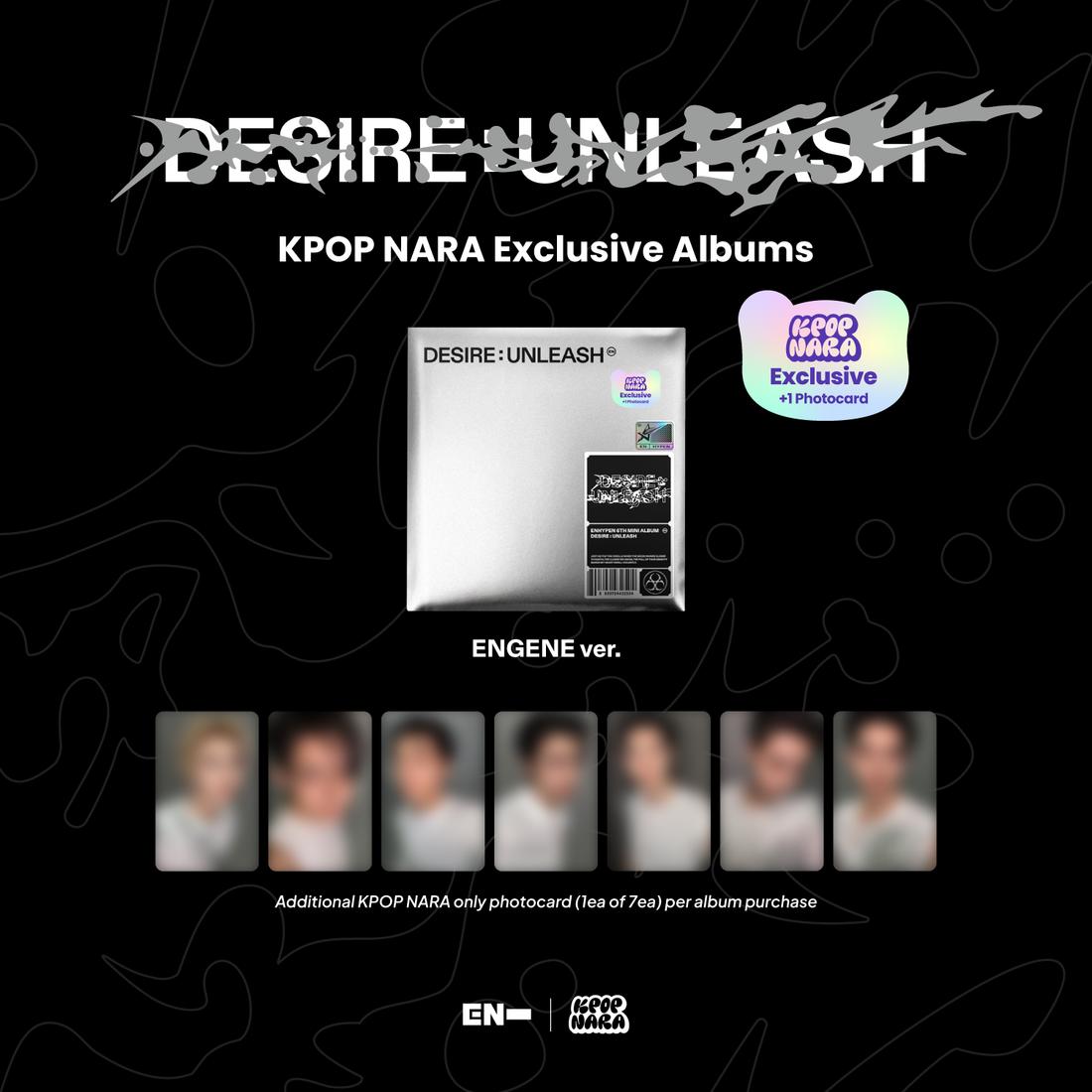 ENHYPEN - DESIRE : UNLEASH (ENGENE Ver.) [KPOP NARA EXCLUSIVE] [US] – Kpop Nara