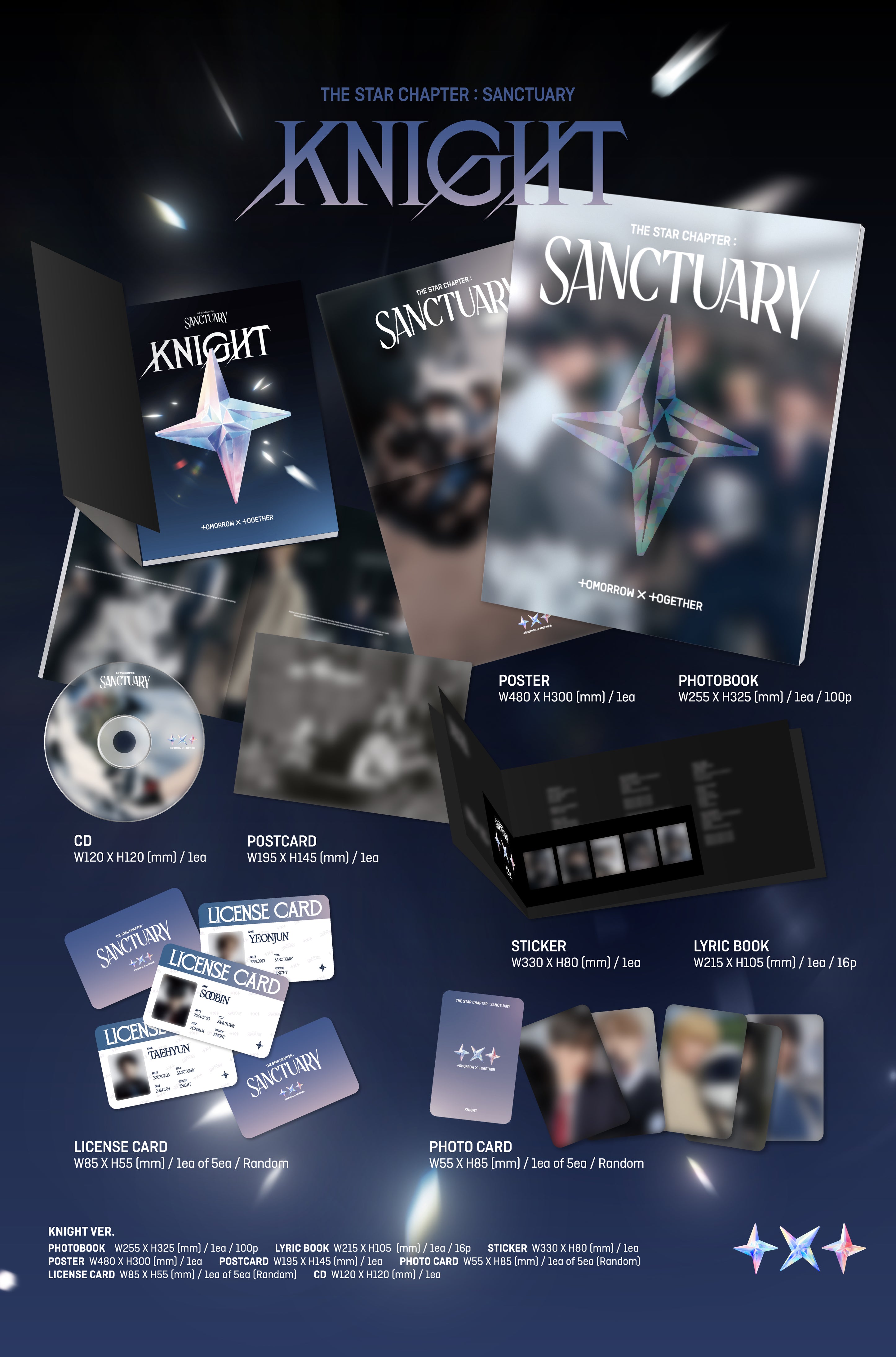 TOMORROW X TOGETHER - THE STAR CHAPTER: SANCTUARY [KPOP NARA EXCLUSIVE ...